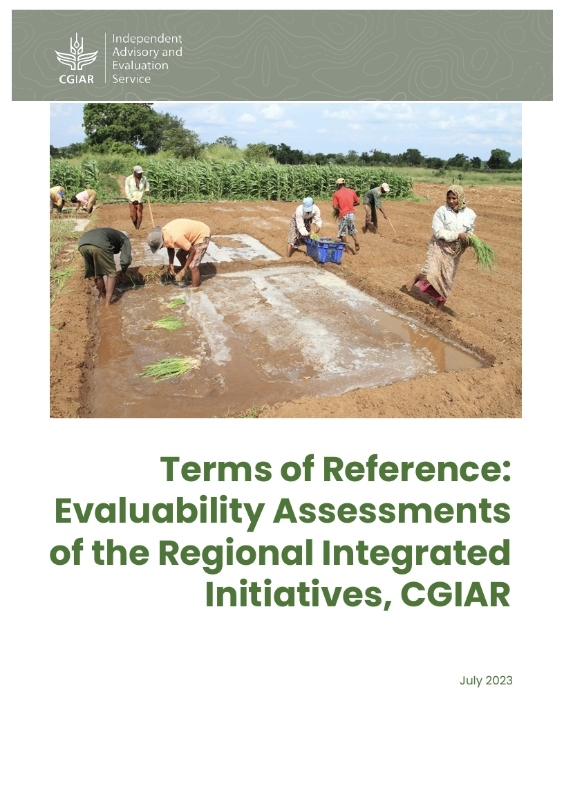 Terms of Reference: Evaluability Assessments of the Regional Integrated Initiatives | IAES ...